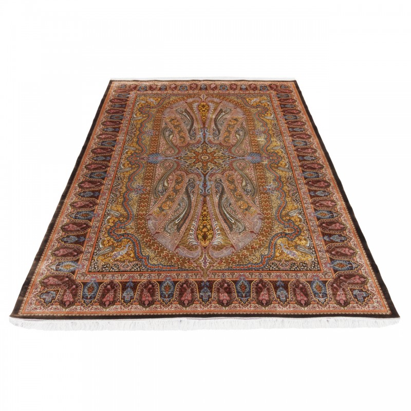 Machine-made Rug, Modern All-over, Bamboo Silk, Persian Style, Ref 800243